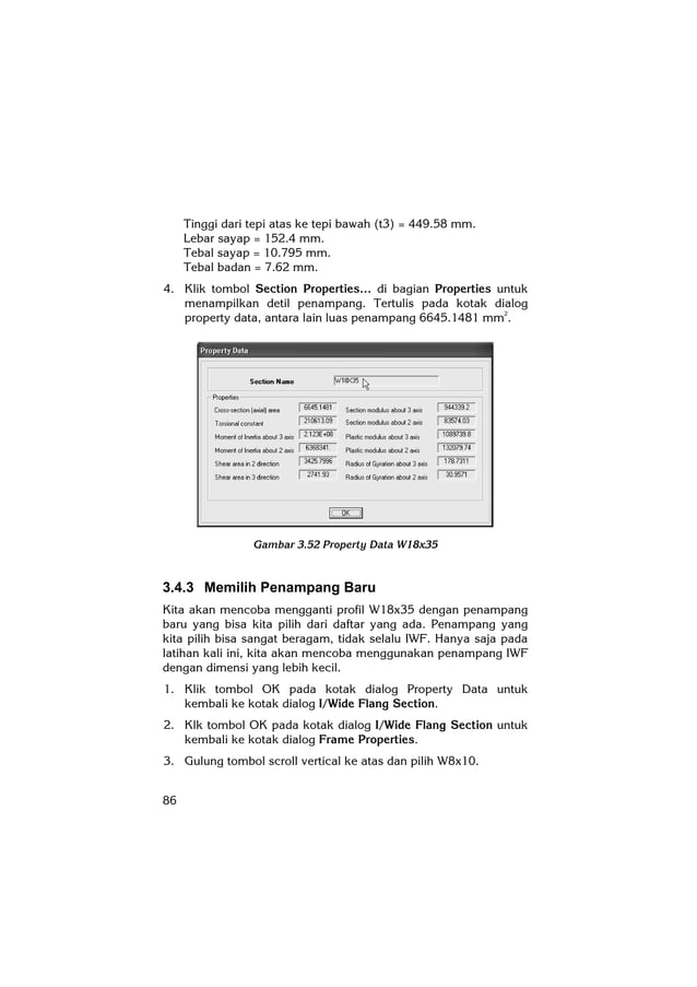 Belajar sendiri-sap2000-versi-10 | PDF