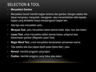 Belajar adobe photoshop | PPTX