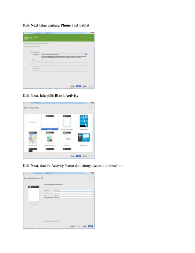 Belajar android studio dengan membuat aplikasi android sederhana | PDF Belajar android studio dengan membuat aplikasi android sederhana | PDF