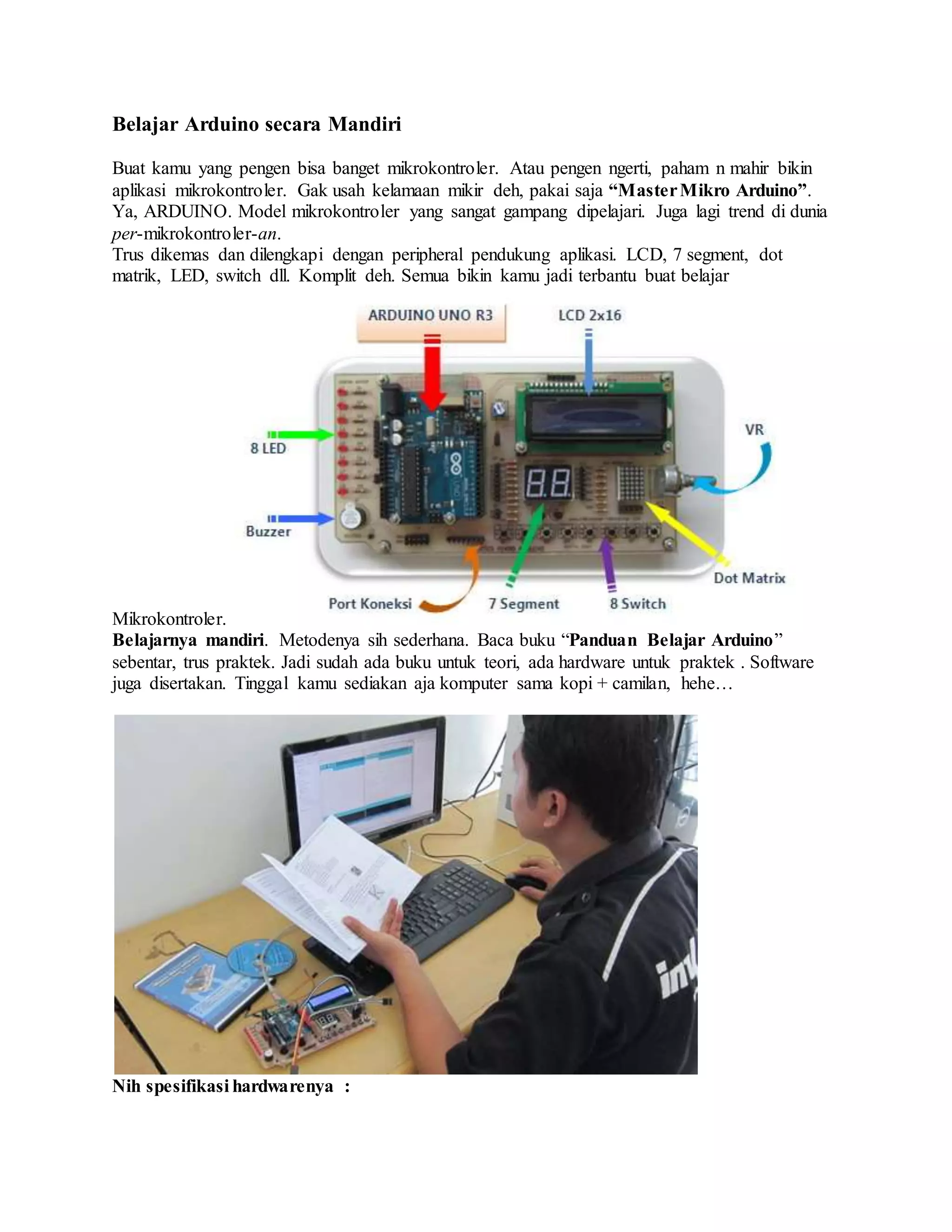 Belajar Arduino Secara Mandiri Pdf