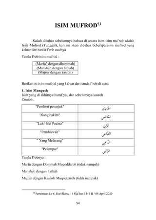 Belajar bahasa arab dari nol | PDF