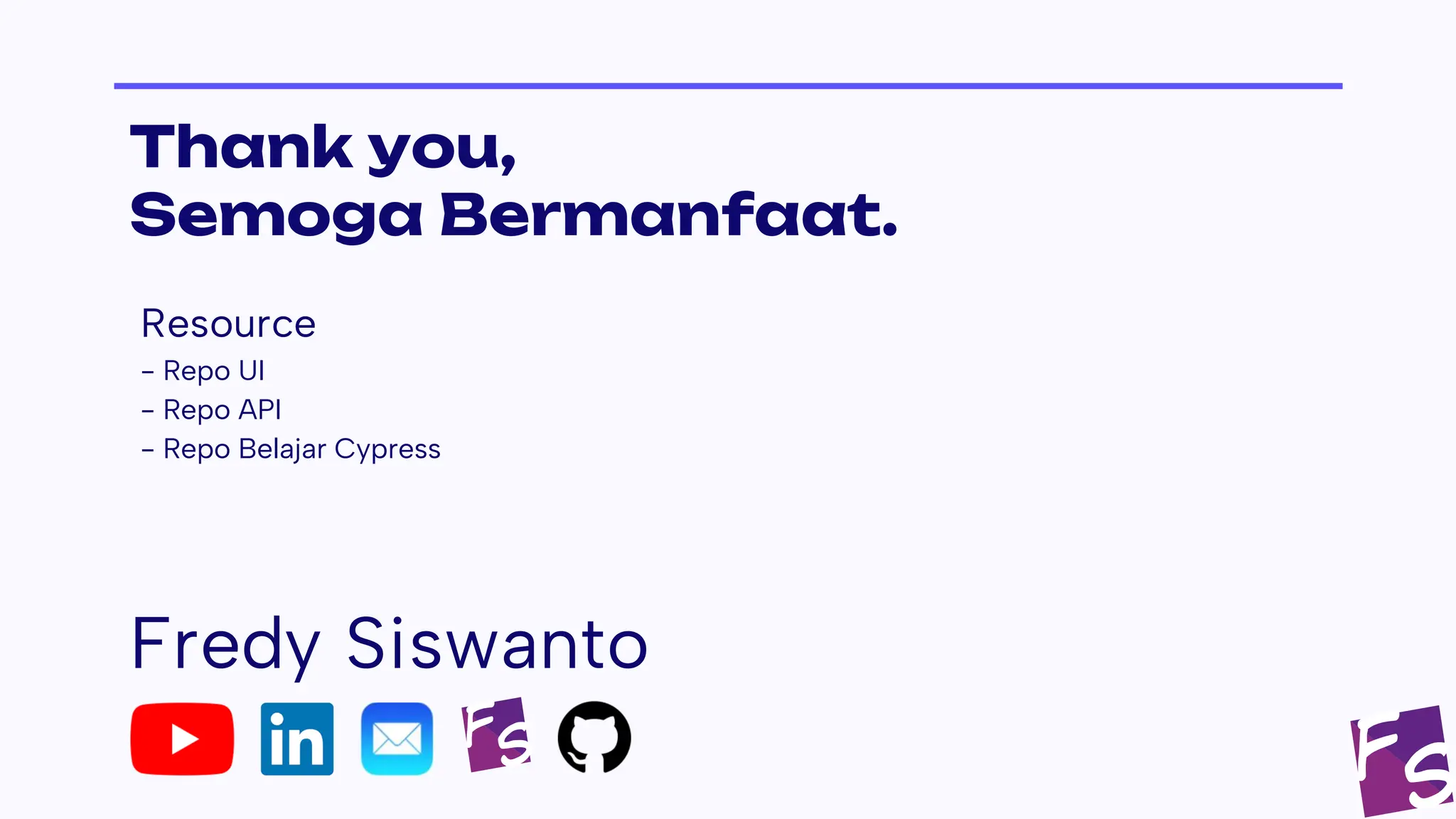Belajar Basic Comment Cypress bahasa indonesia | PPT