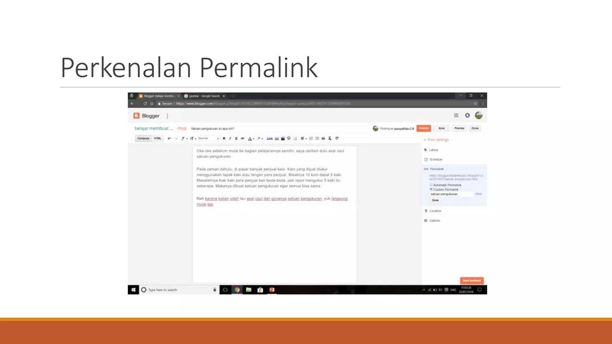 Belajar blogspot | PPTX