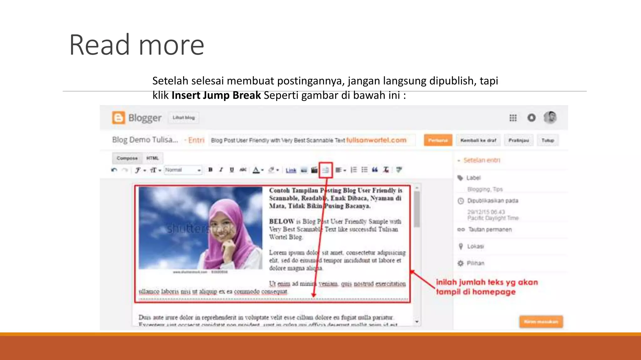 Belajar blogspot | PPTX