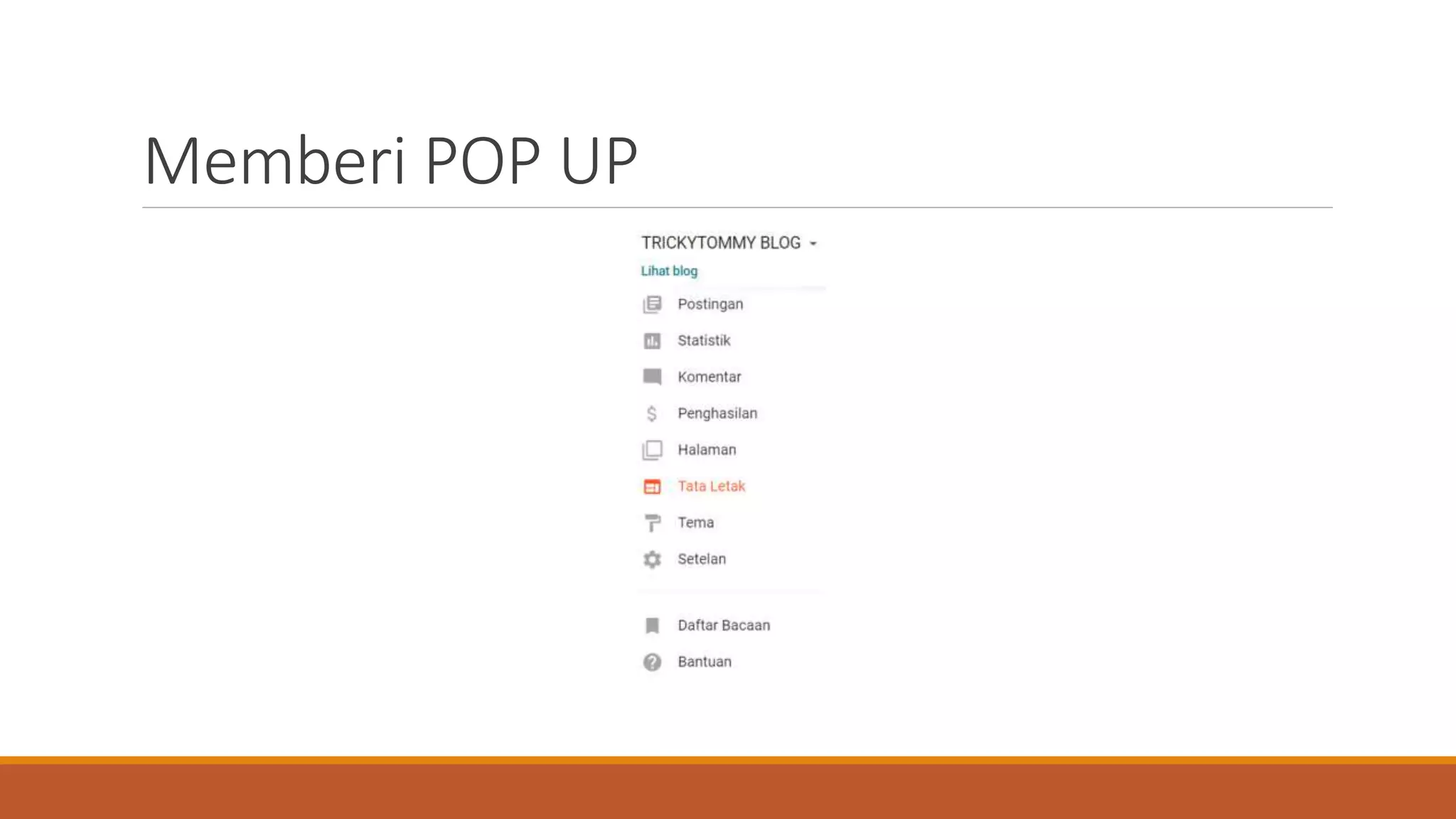 Belajar blogspot | PPTX