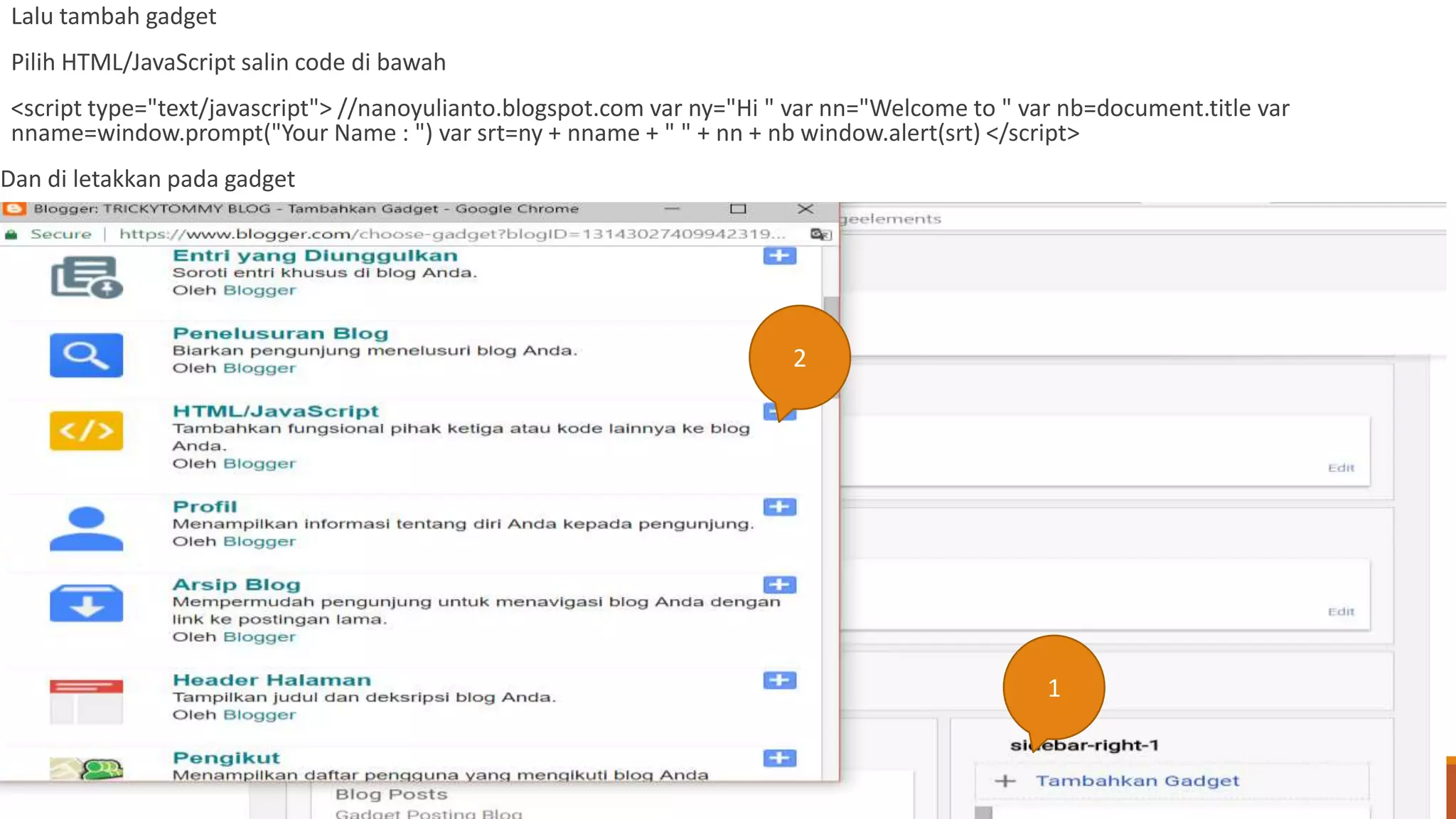 Belajar blogspot | PPTX