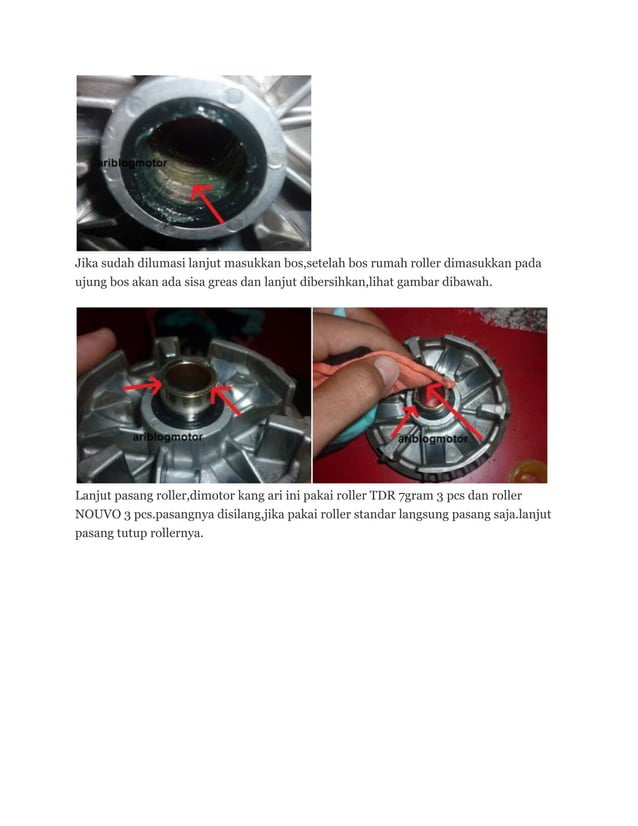 Belajar bongkar dan service cvt | PDF