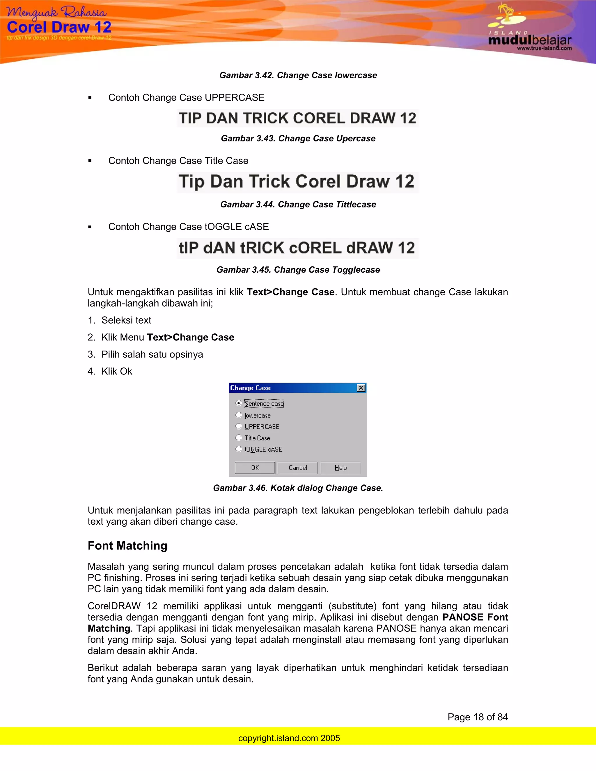 Belajar corel draw - menguak rahasia corel draw 12 | PDF