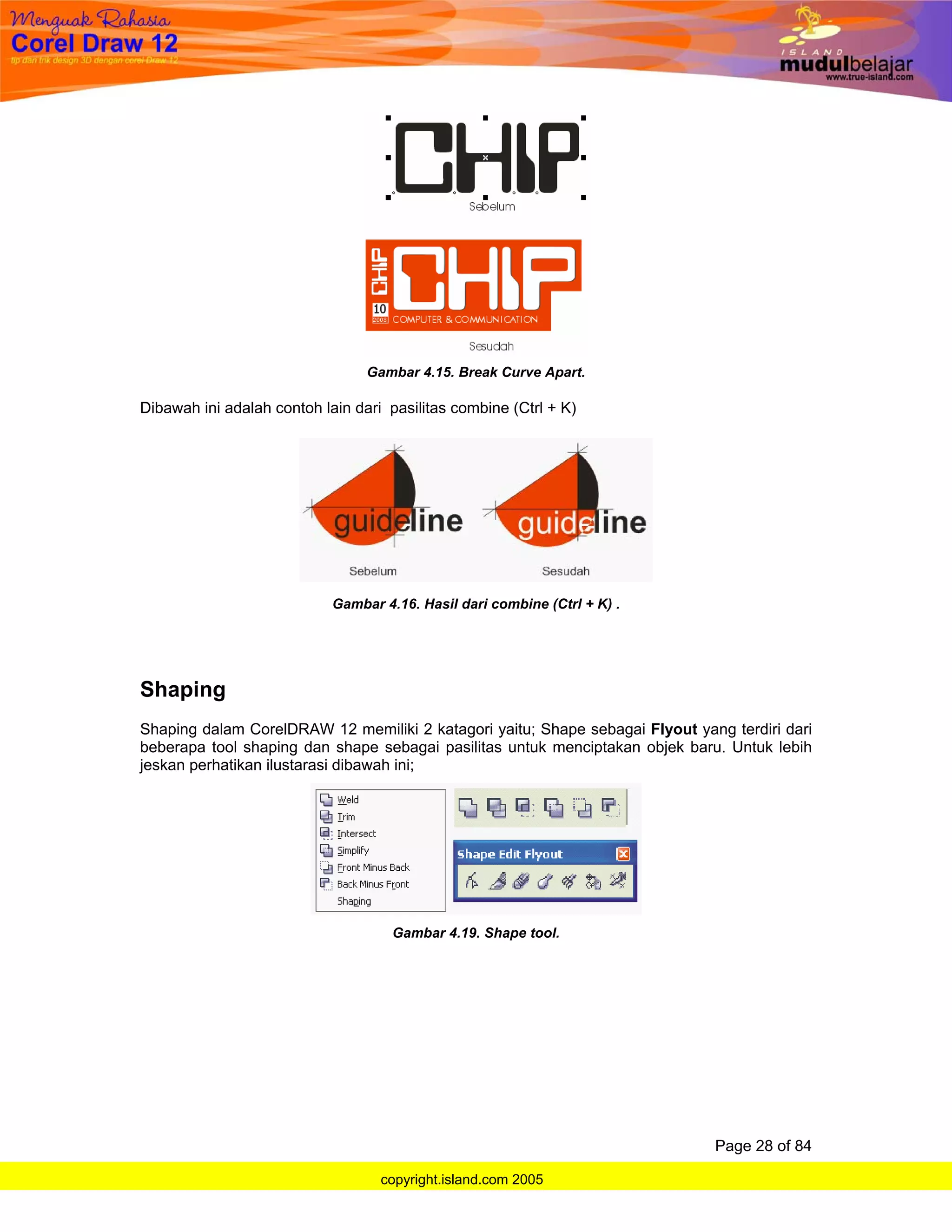Belajar corel draw - menguak rahasia corel draw 12 | PDF