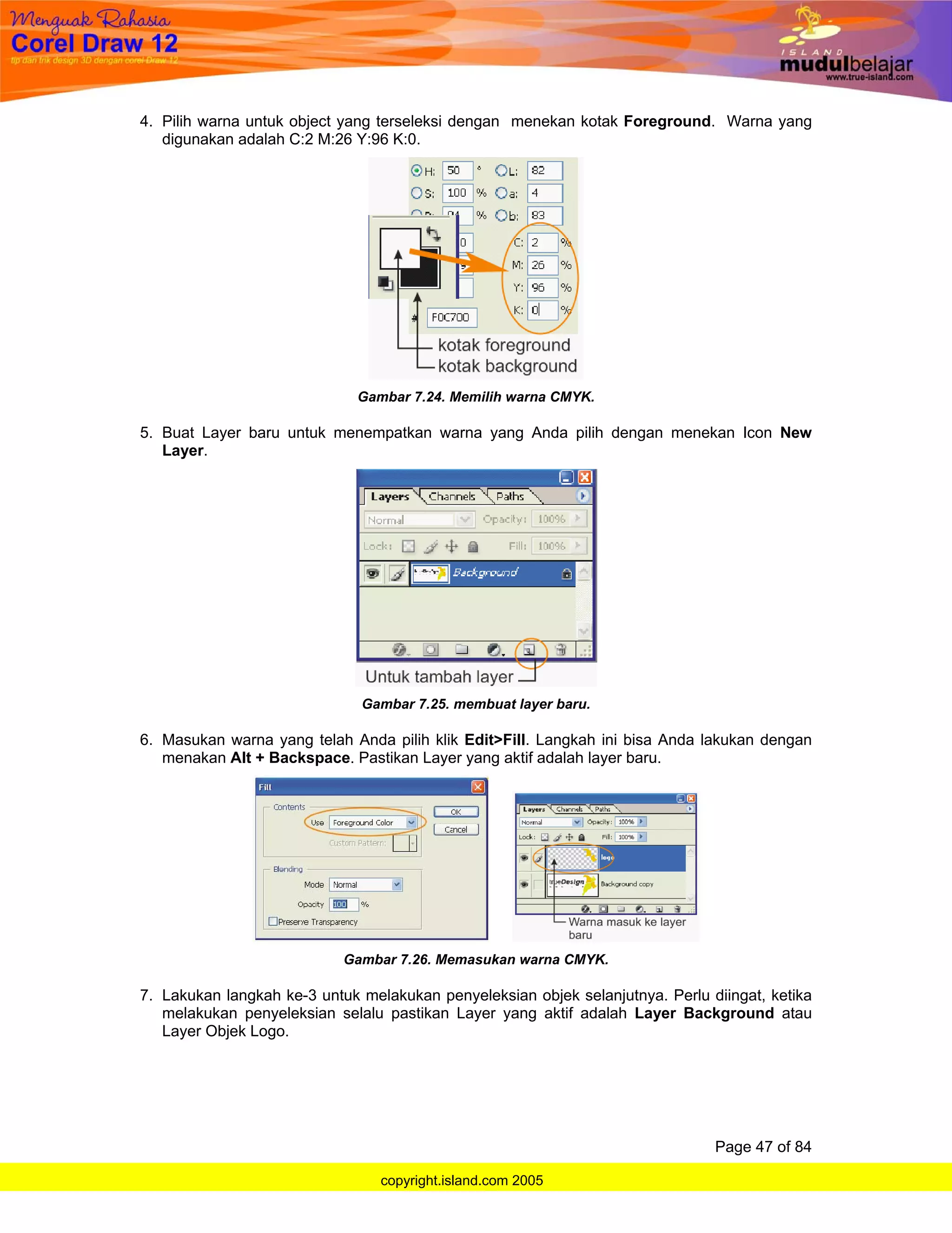Belajar corel draw - menguak rahasia corel draw 12 | PDF