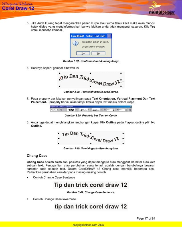 Belajar corel draw - menguak rahasia corel draw 12 | PDF