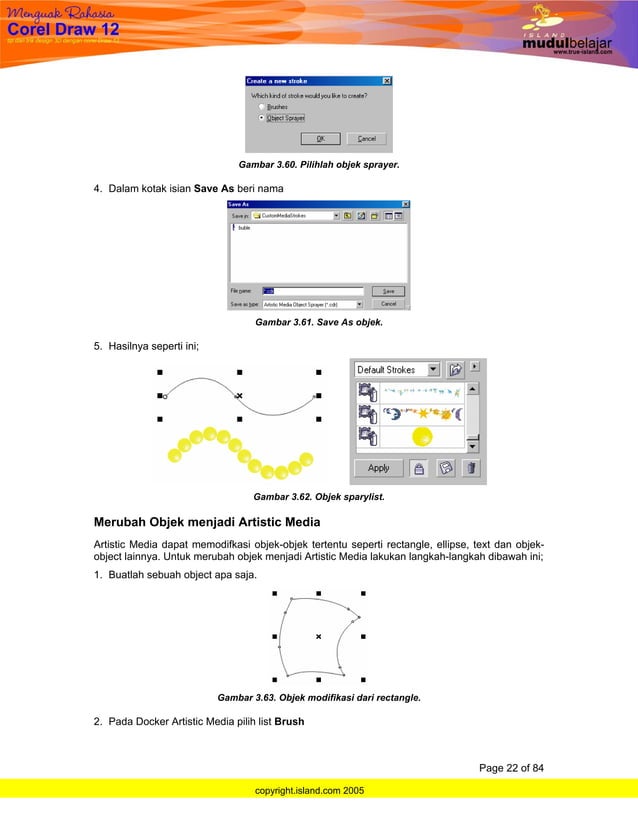 Belajar corel draw - menguak rahasia corel draw 12 | PDF