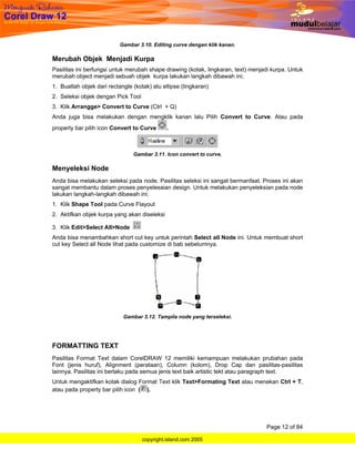 Belajar corel draw - menguak rahasia corel draw 12 | PDF