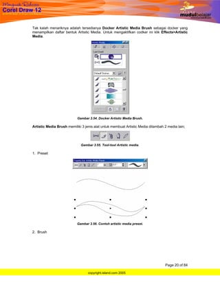 Belajar corel draw - menguak rahasia corel draw 12 | PDF