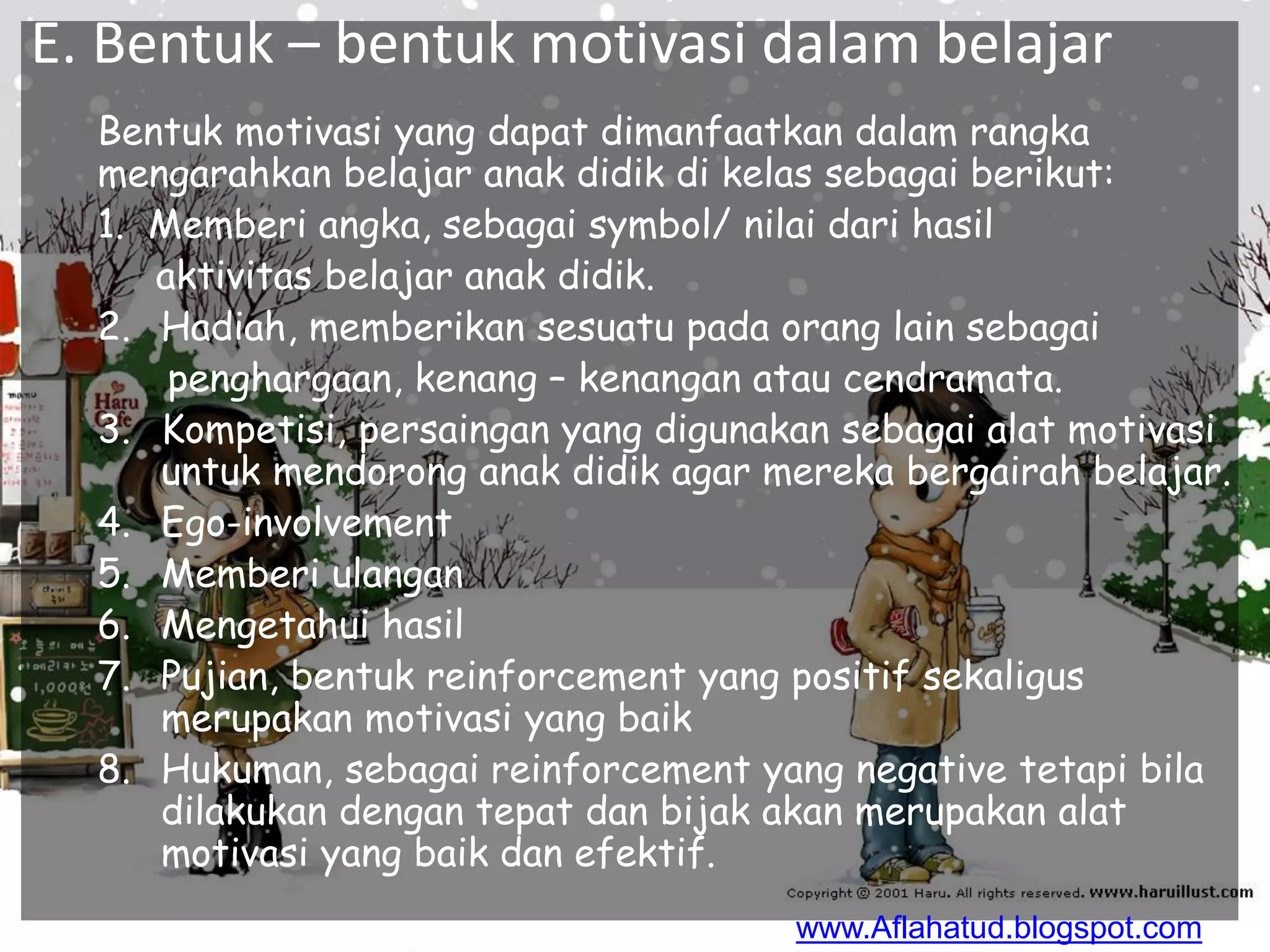 Motivasi dan Aktivitas dalam Belajar | PPTX