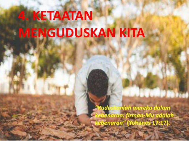 Belajar dari ketaatan Musa | PPTX