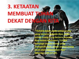 Belajar dari ketaatan Musa | PPTX