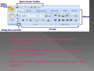 Belajar dasar microsoft word | PPTX