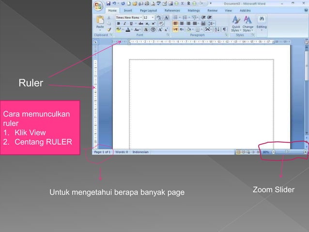 Belajar dasar microsoft word | PPT