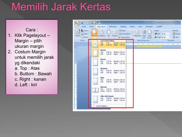 Belajar dasar microsoft word | PPT