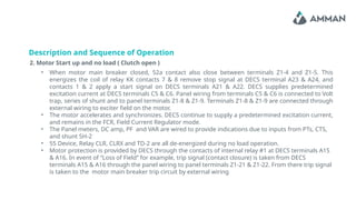 Belajar DECS ball mill exitation control | PPT