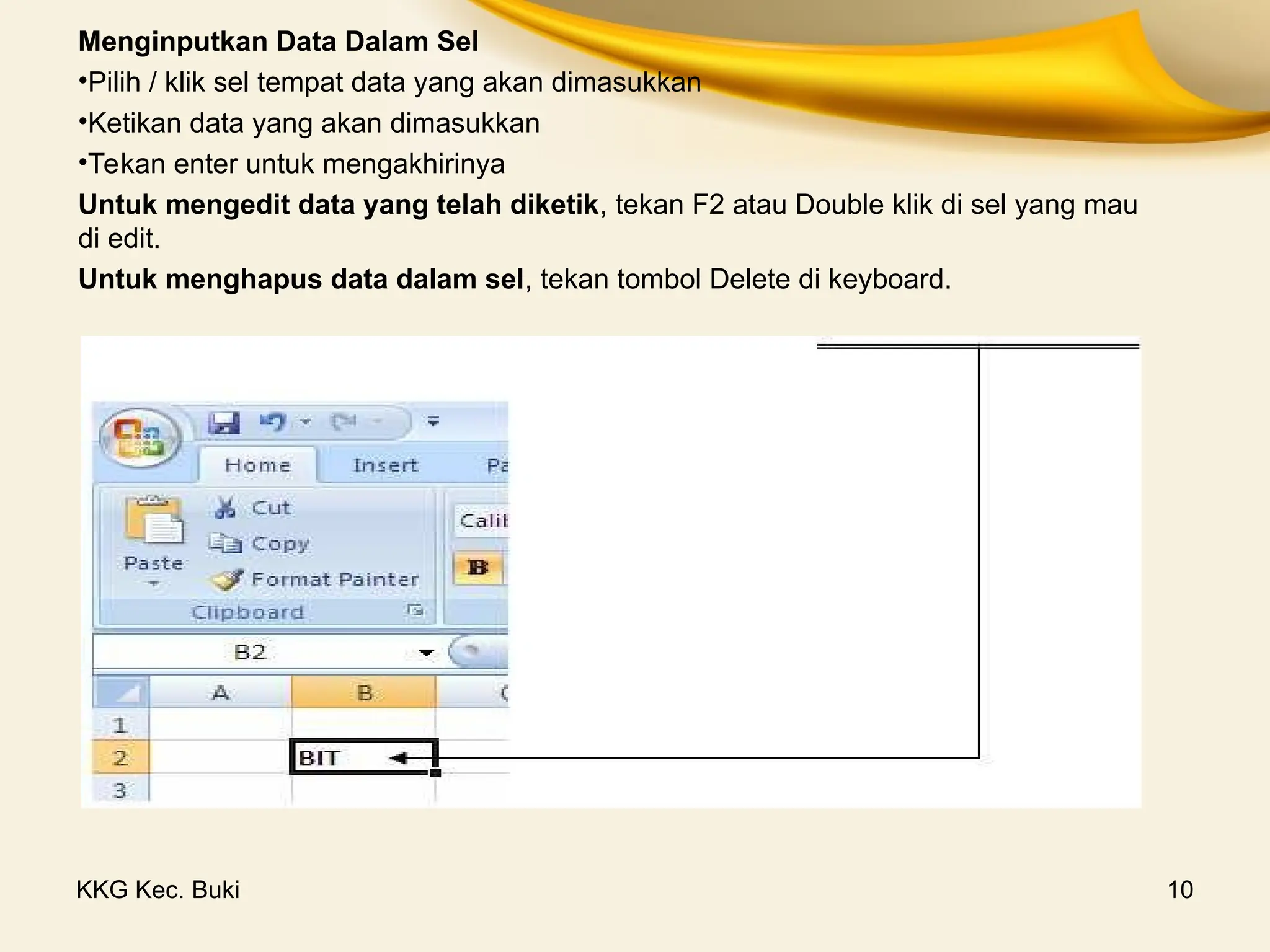 belajar excel dasar dengan cepat .ppt