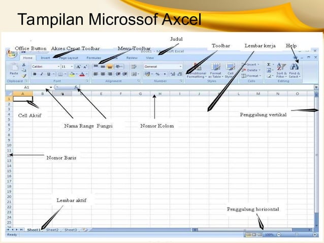 belajar excel dasar dengan cepat .ppt