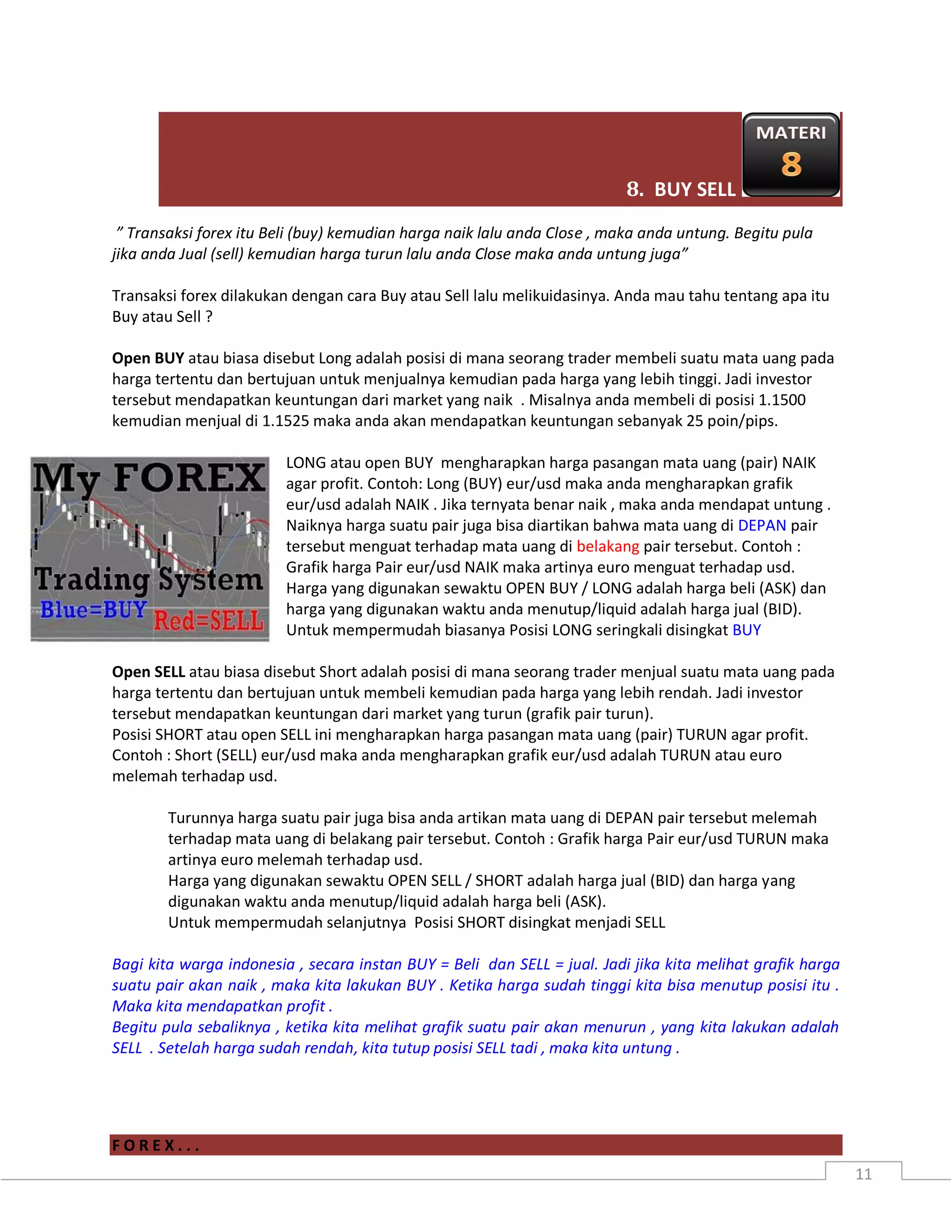 Belajar forex trading lengkap | PDF