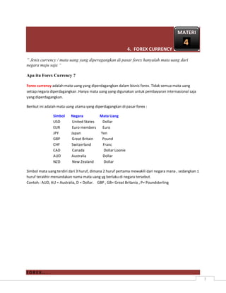 Belajar forex trading lengkap | PDF