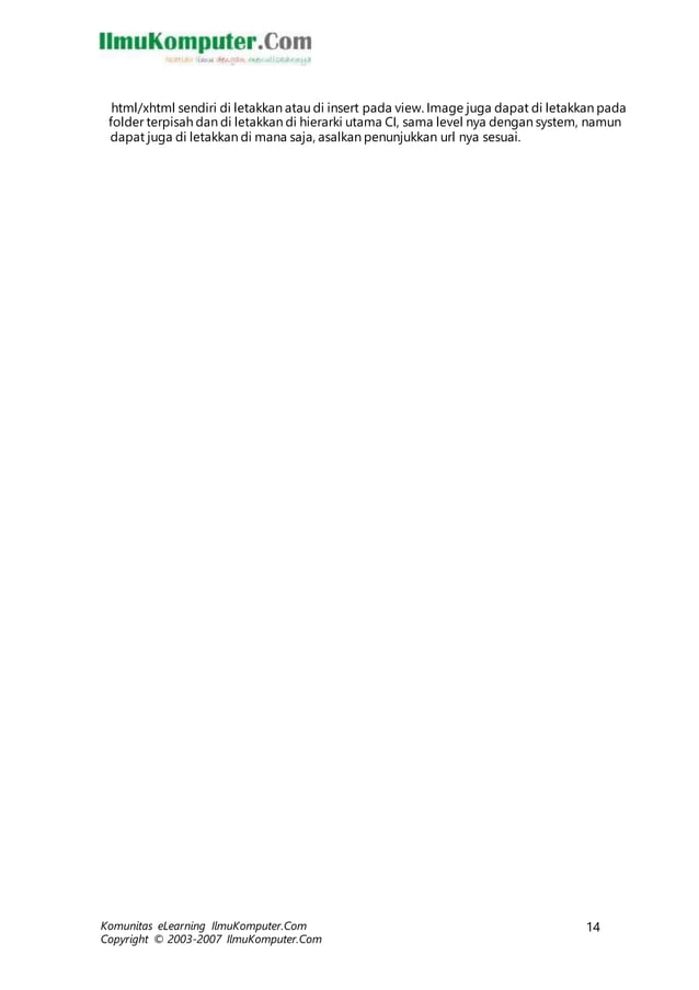 Belajar framework code igniter xii rpl | PDF