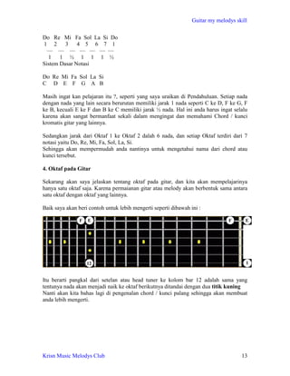 Belajar gitar dasar disertai gambar | PDF