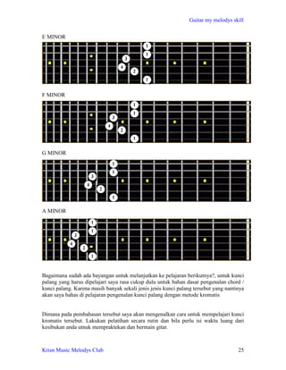 Belajar gitar dasar disertai gambar | PDF