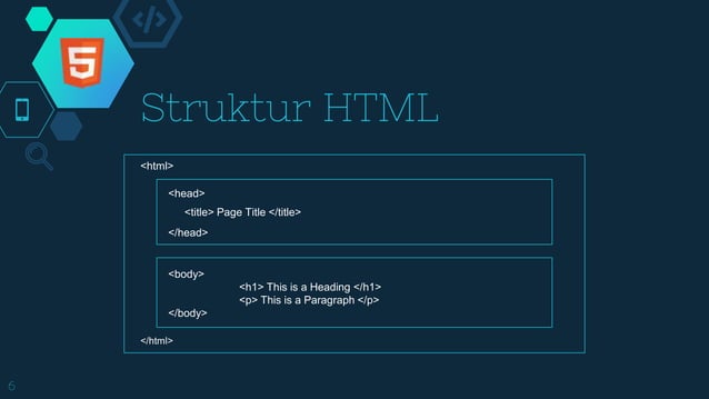 Belajar html pengenalan html | PPTX