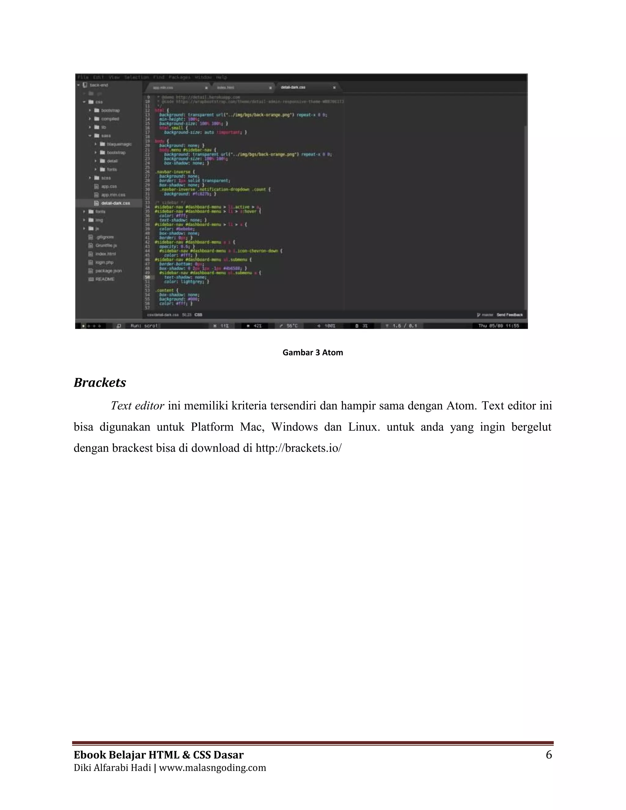 Belajar html dasar pengertian html v2 | PDF