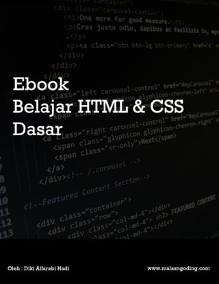 Belajar html dasar pengertian html v2 | PDF
