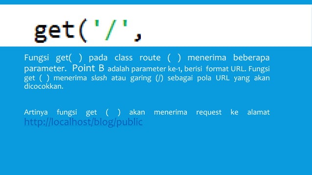 Konsep Routing dalam Laravel (Pemrograman Web II) | PPTX
