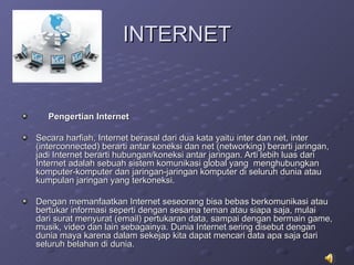 PENGANTAR BELAJAR INTERNET | PPT