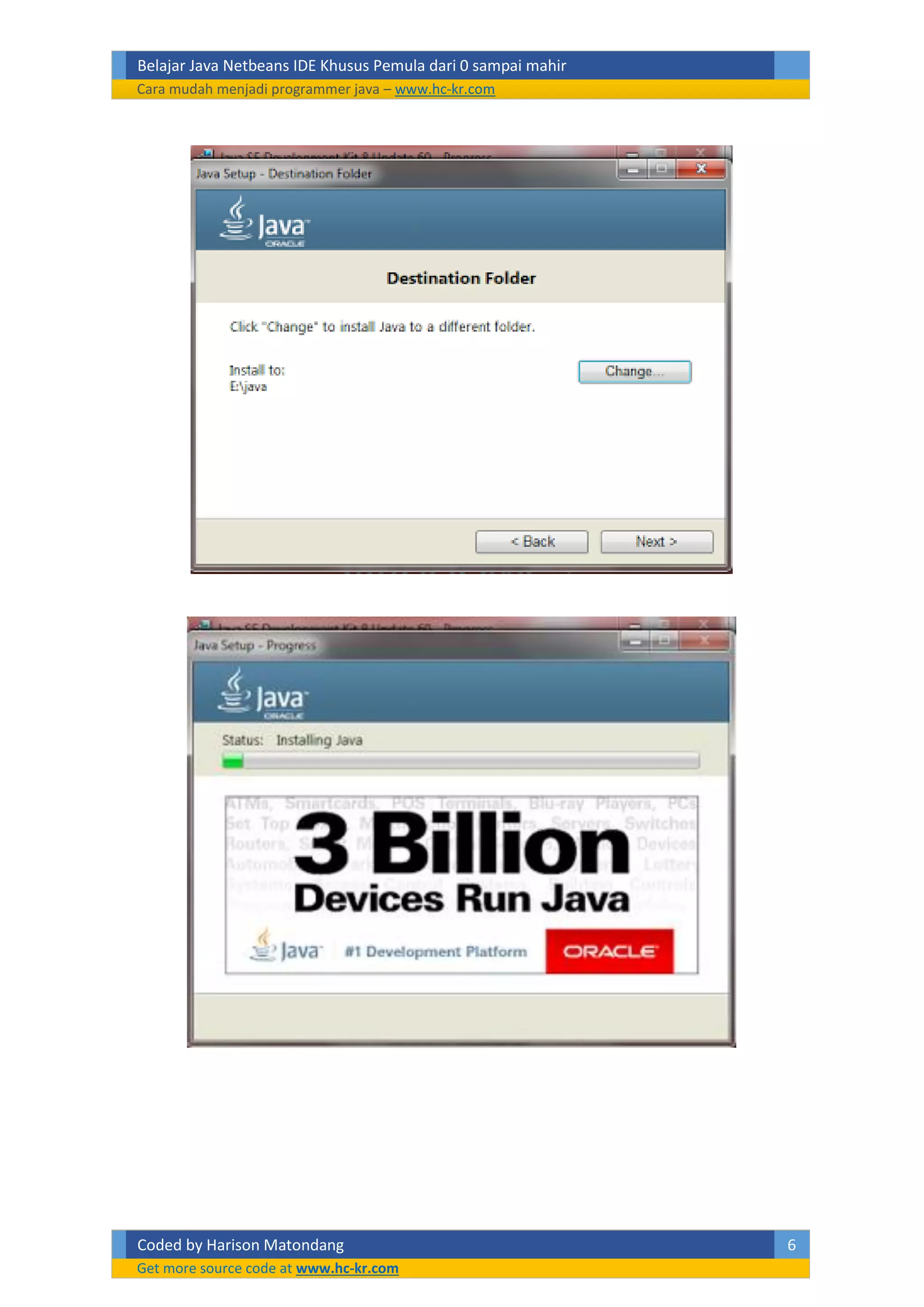 Belajar netbeans java pemula dari 0 sampai mahir | PDF