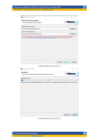Belajar netbeans java pemula dari 0 sampai mahir | PDF