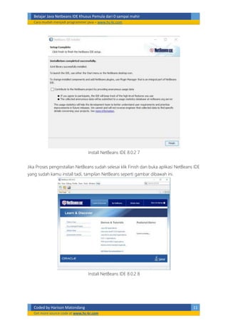 Belajar netbeans java pemula dari 0 sampai mahir | PDF