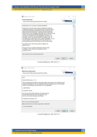 Belajar netbeans java pemula dari 0 sampai mahir | PDF