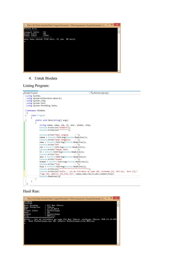 Belajar koding c# | PDF