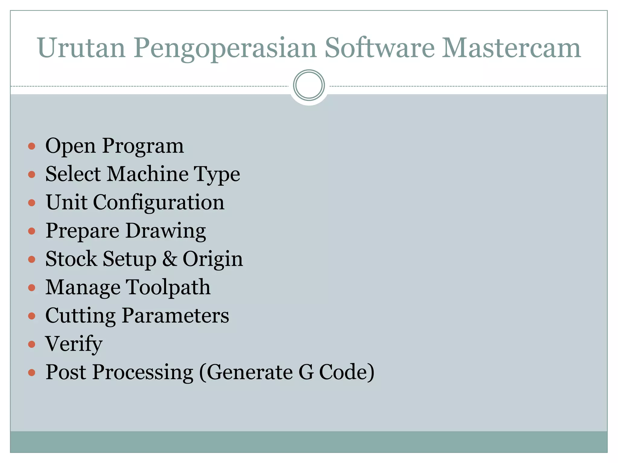 Belajar mastercam lathe x5 | PDF