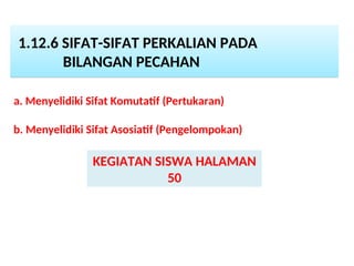 BELAJAR MATEMATIKA BILANGAN BULAT DAN PECAHAN TINGKAT SMP KELAS 7.ppt