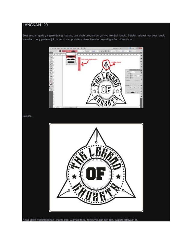 Belajar membuat logo | DOCX