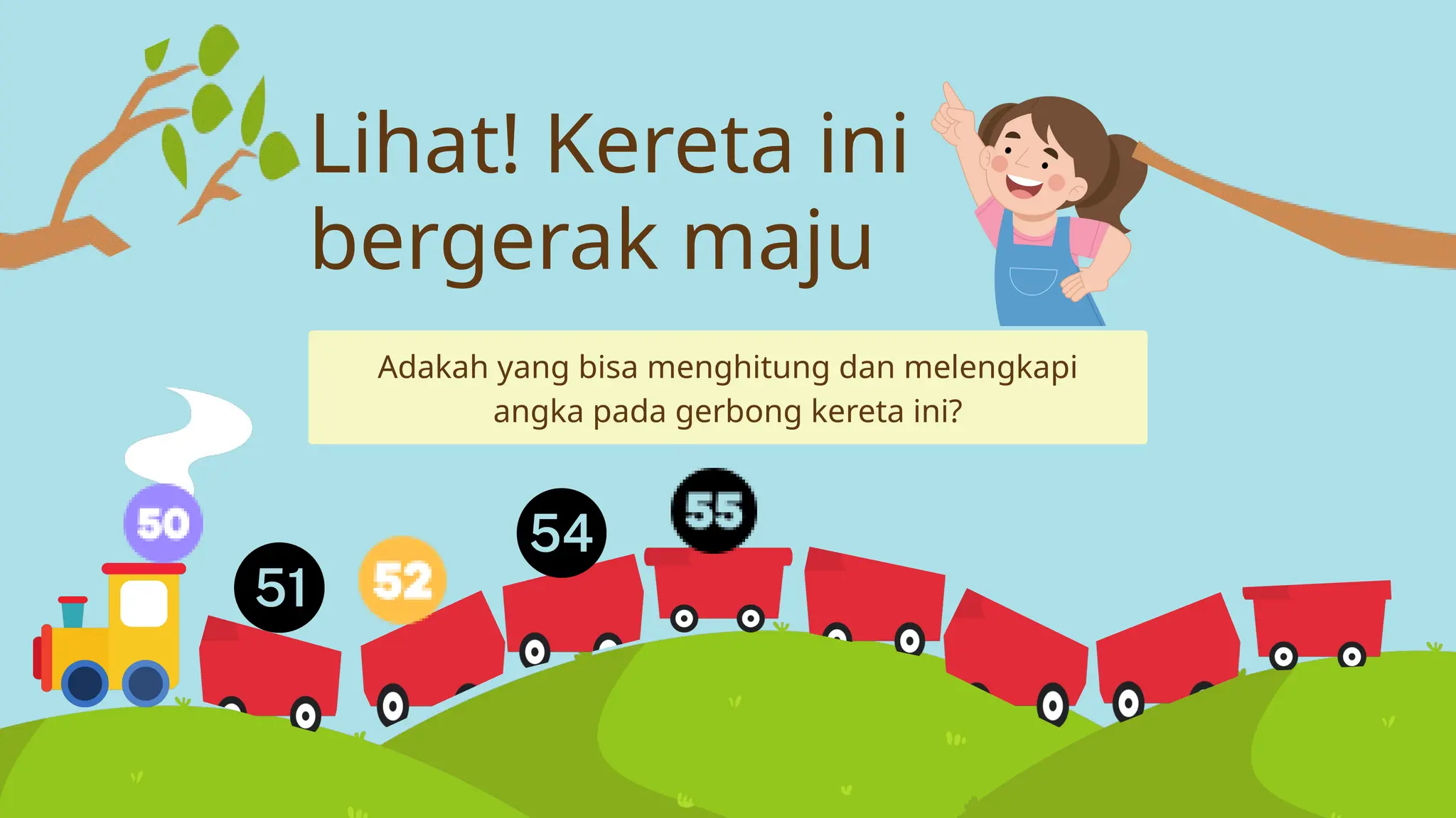 Belajar mengenal angka 50-100 untuk kelas 2 | PPTX
