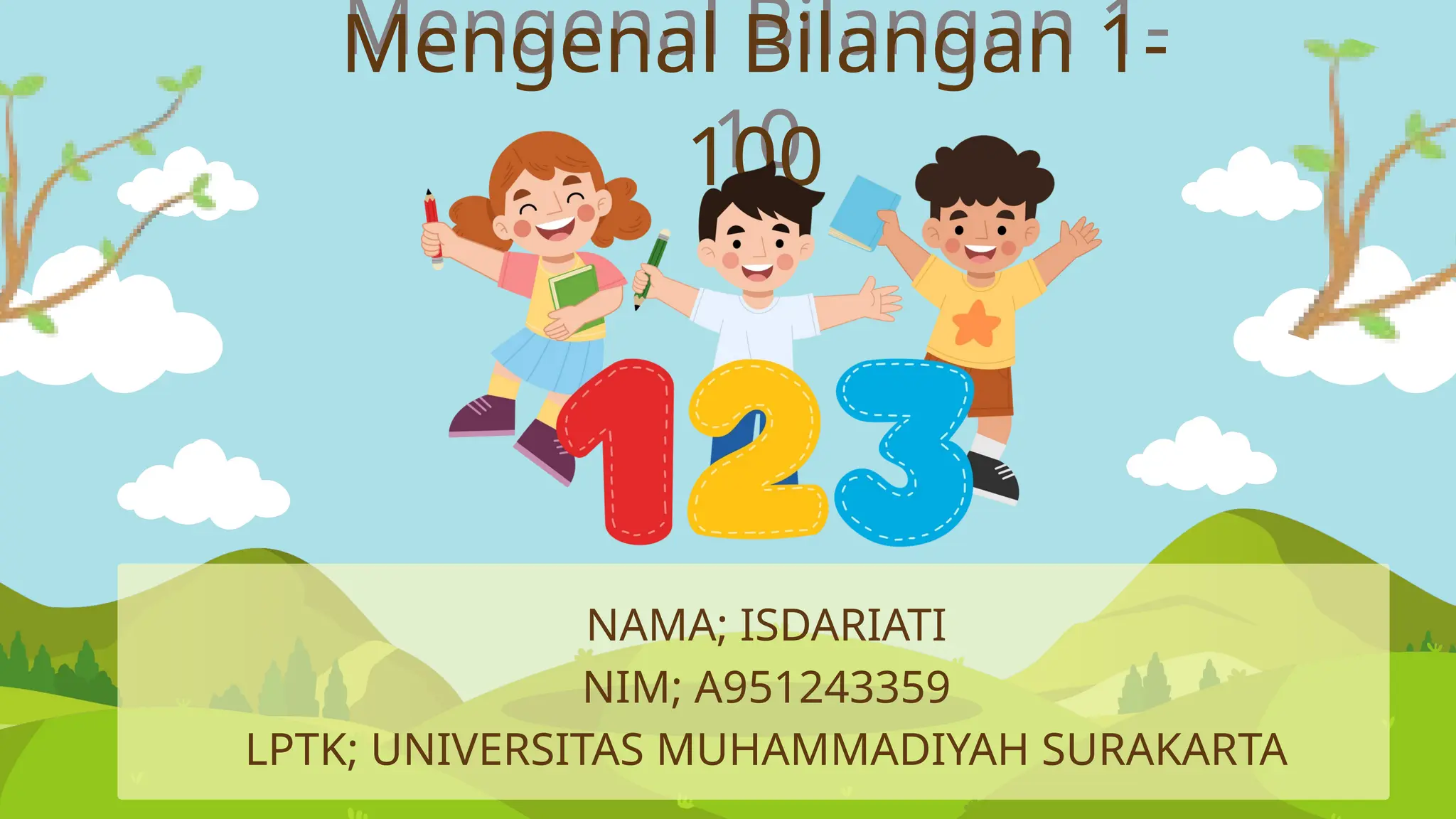Belajar Mengenal Bilangan 1 Sampai 10 Presentasi Penuh Warna dan ...