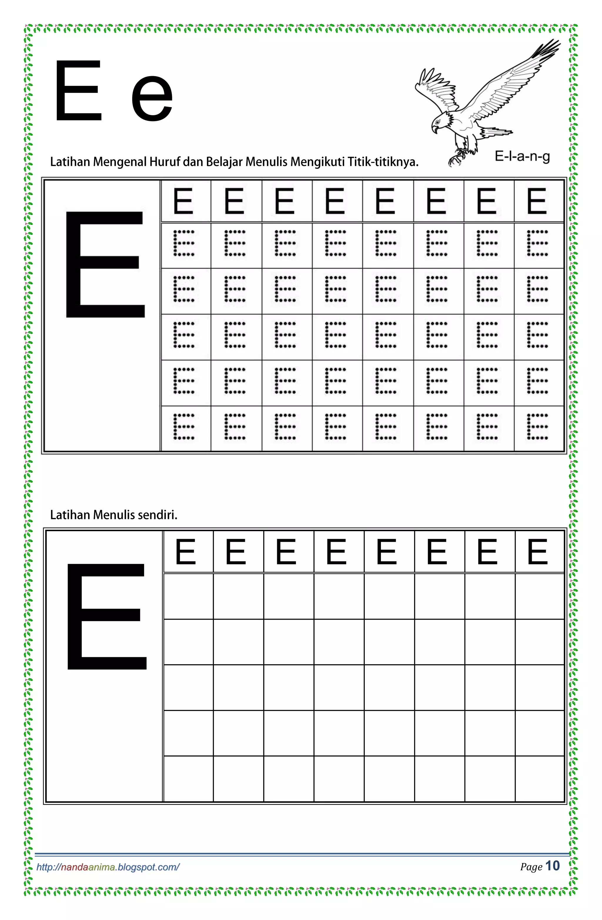 BELAJAR MENGENAL dan MENULIS HURUF ABC | PDF