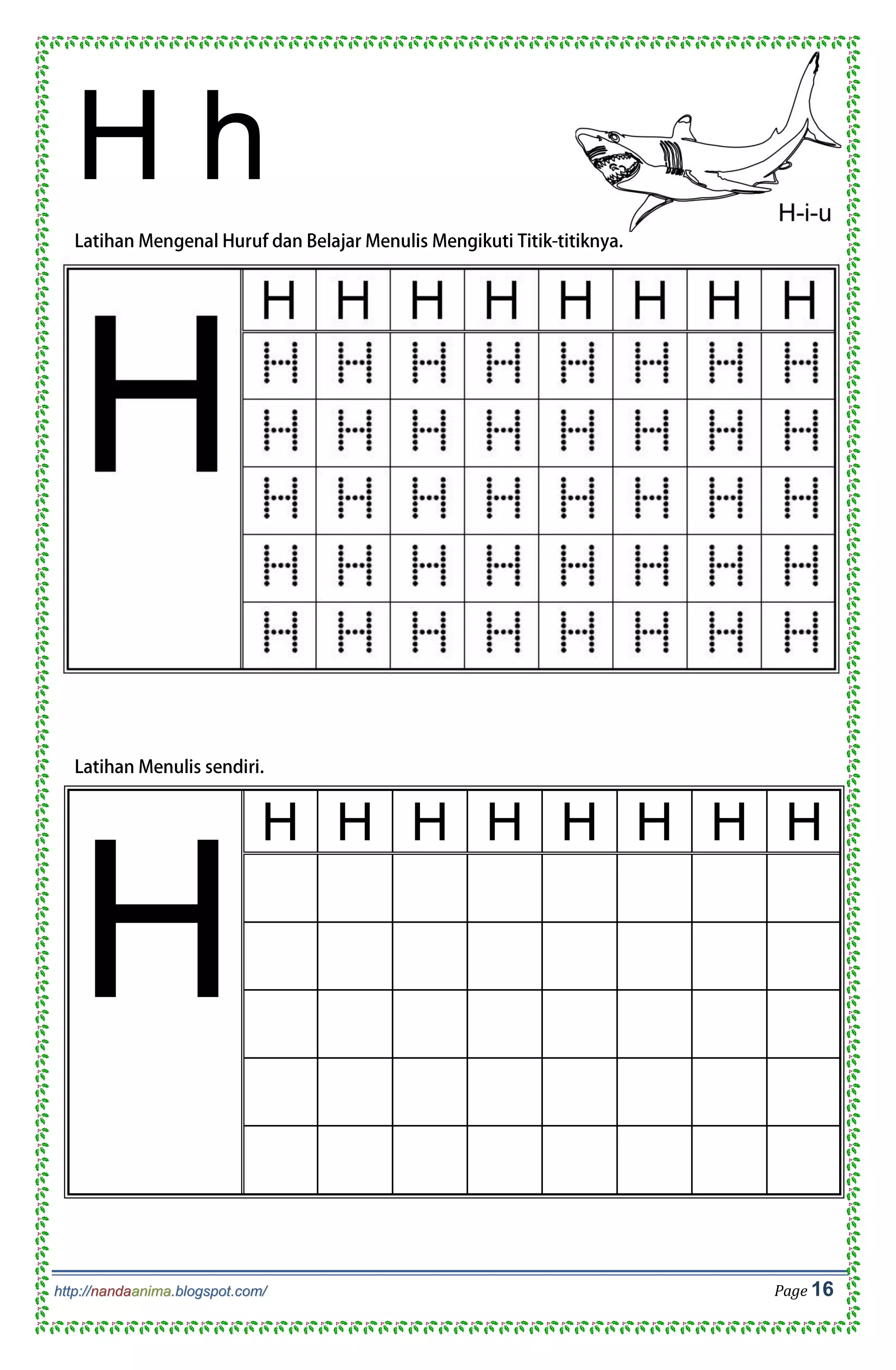 BELAJAR MENGENAL dan MENULIS HURUF ABC | PDF