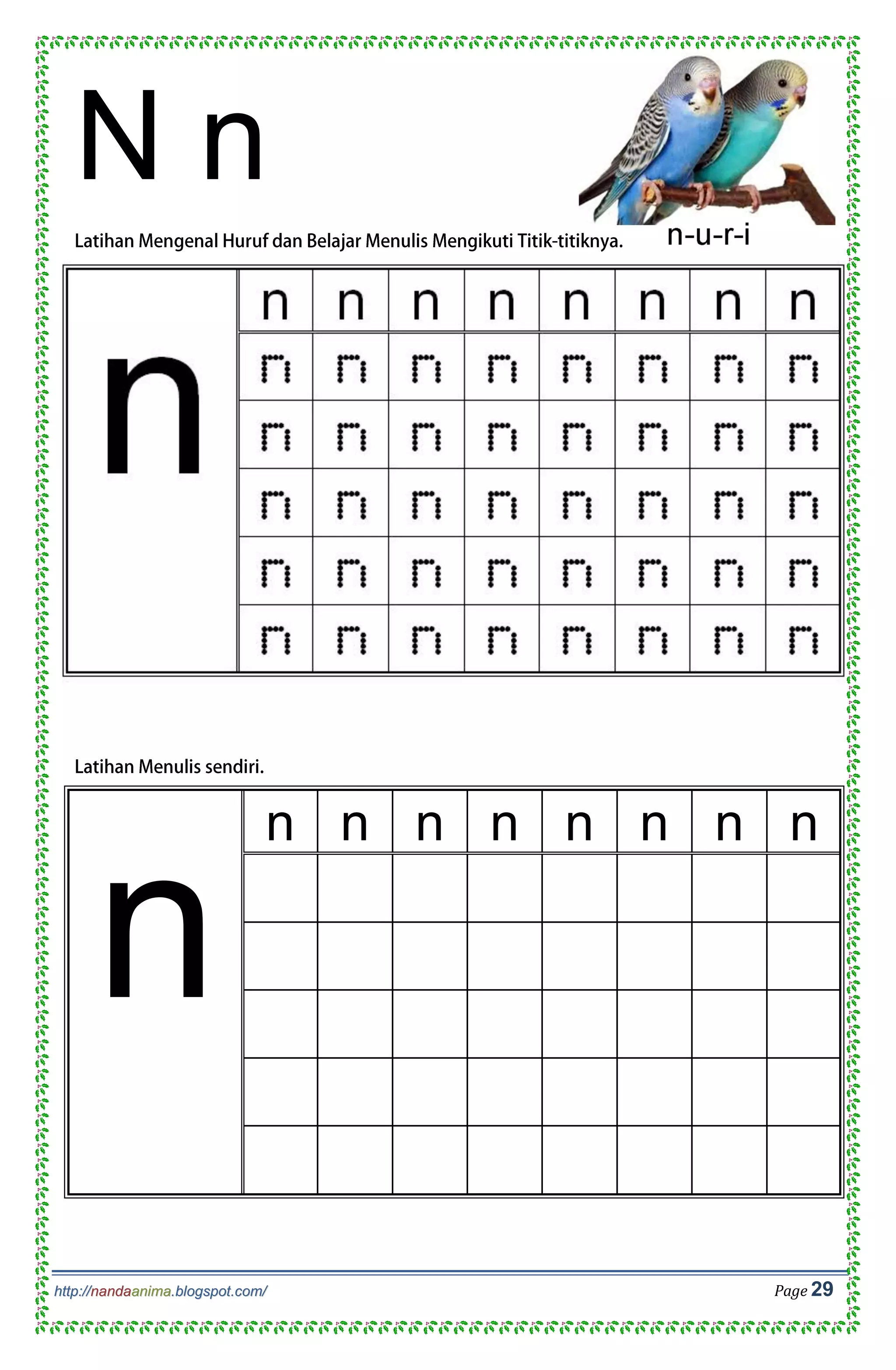 BELAJAR MENGENAL dan MENULIS HURUF ABC | PDF